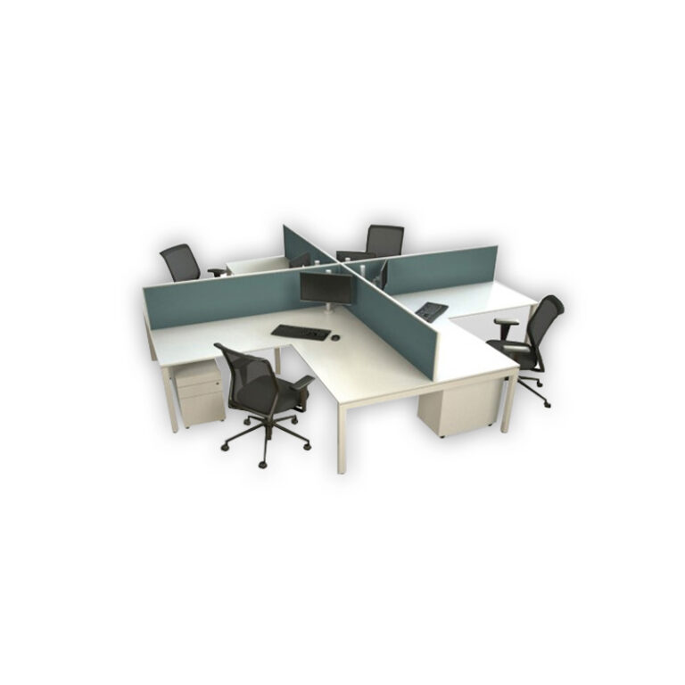 4 Person Office Workstations Archives - Workstations