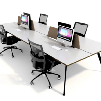 FX Linear 4 Person Workstations – Workstations
