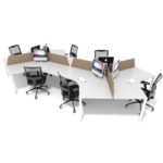 EX 120 3 Person Workstations - Workstations
