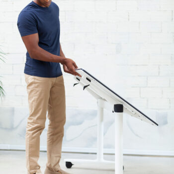 Height Adjustable Wheelchair Accessible Workstation - Workstations