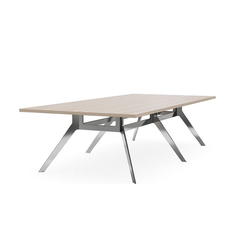 Delta Nouveau Duo Twin Table – Polished - Workstations